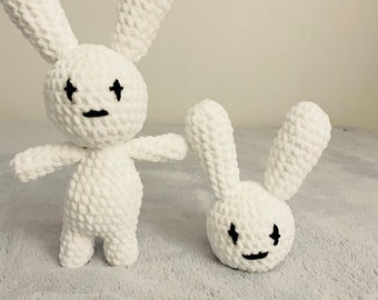 Bad Bunny Plushie - Etsy