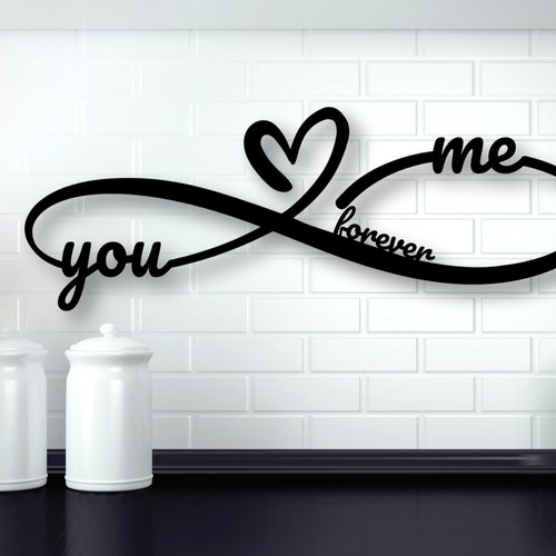 Personalized Metal Infinity Sign Anniversary Gift Newly - Etsy