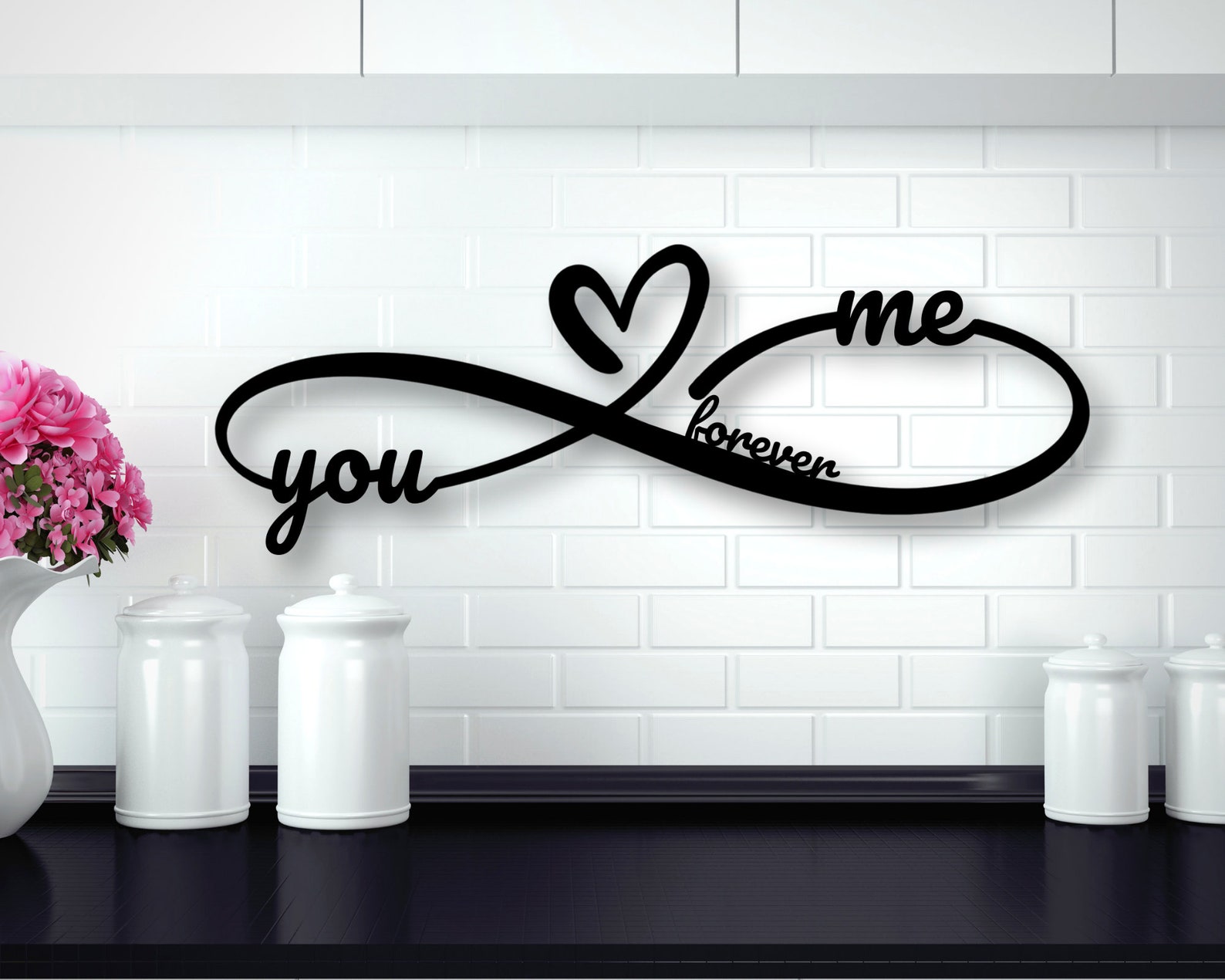 Personalized Metal Infinity Sign Infinity Name Sign Custom - Etsy