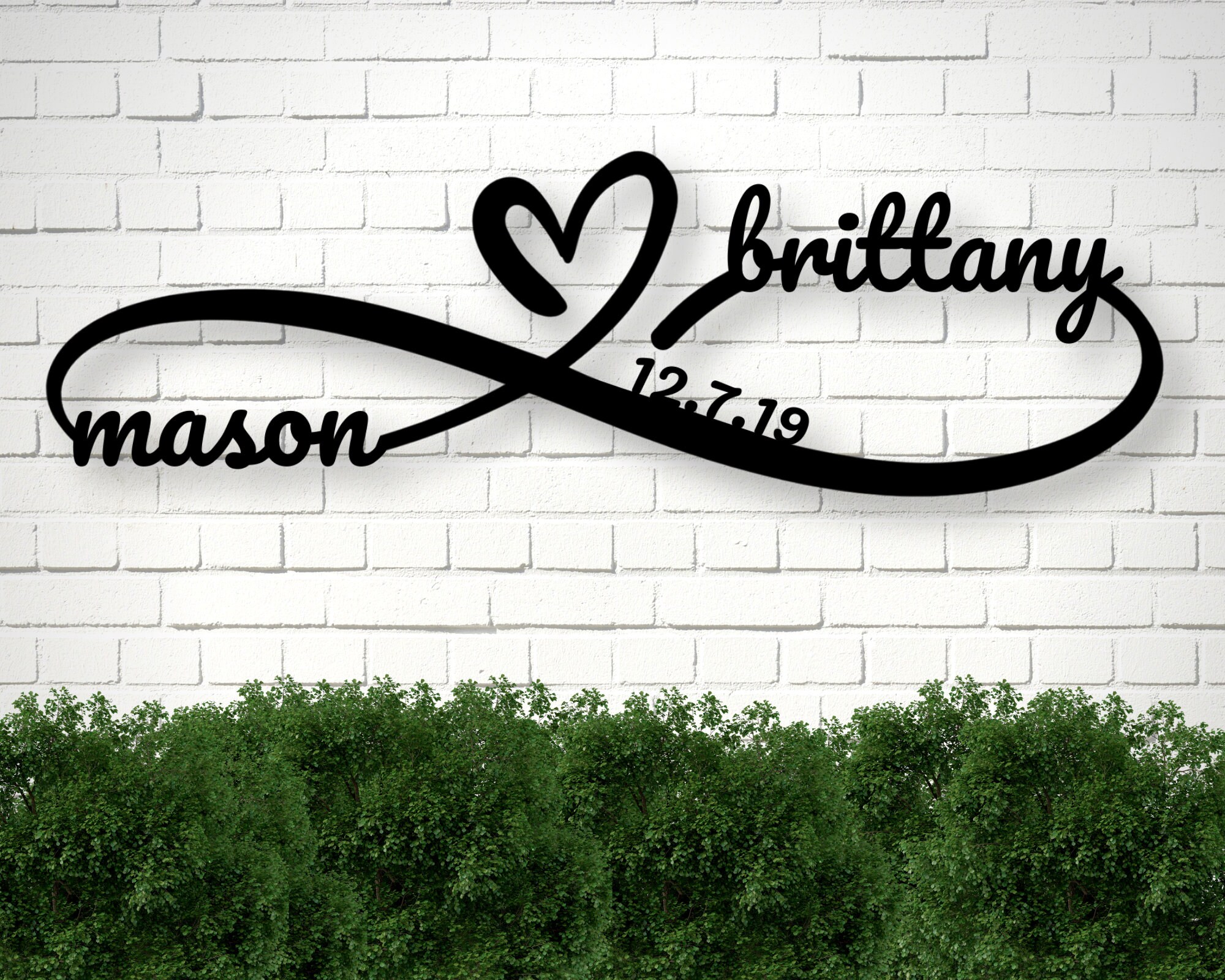 Valentine Gift Infinity Sign Name Infinity Sign Containing - Etsy