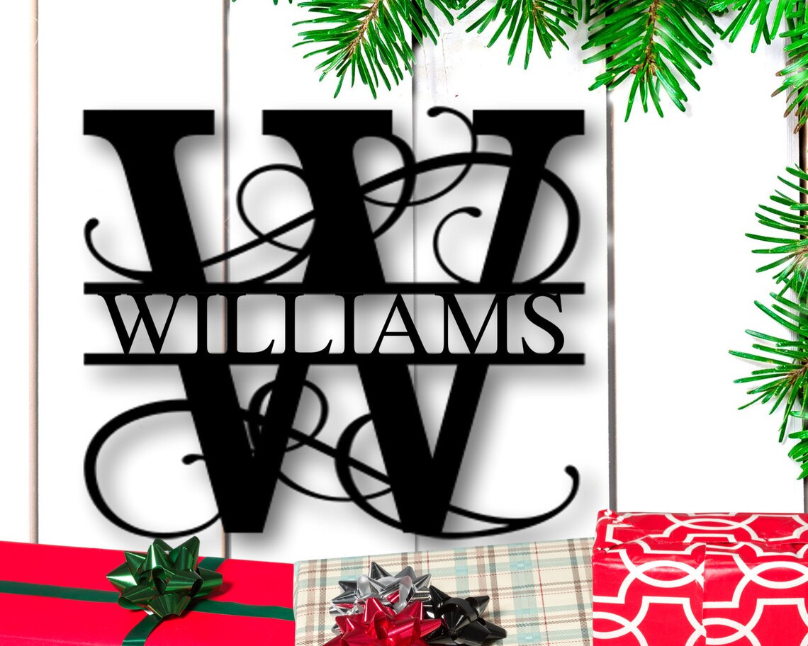 Personalized Family Name Metal Sign Housewarming Gift Metal - Etsy