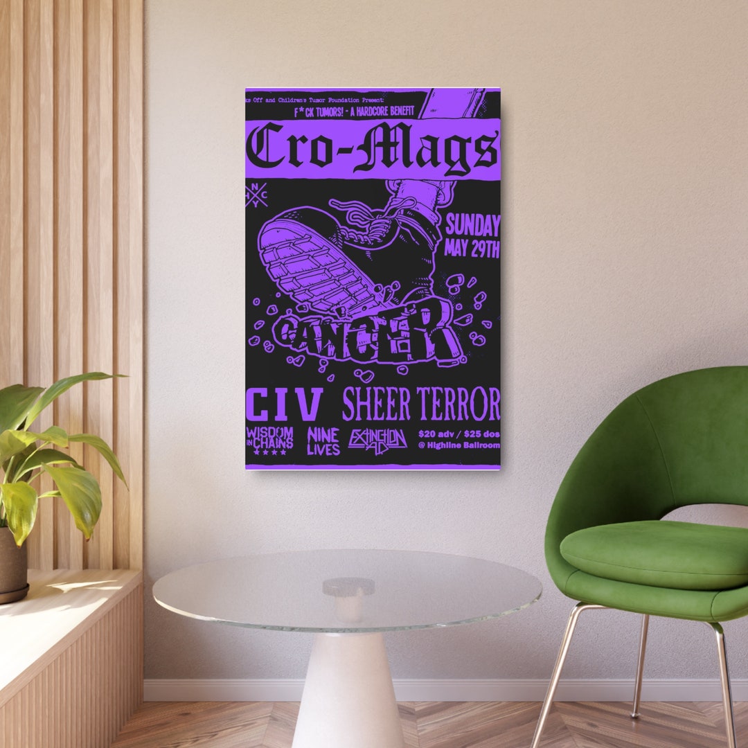 Cro Mags & Sheer Terror Metal Art Sign - Etsy