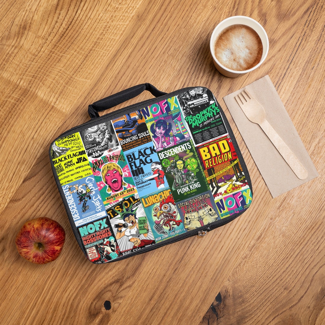 Punk Rock & Hardcore Lunch Bag - Etsy