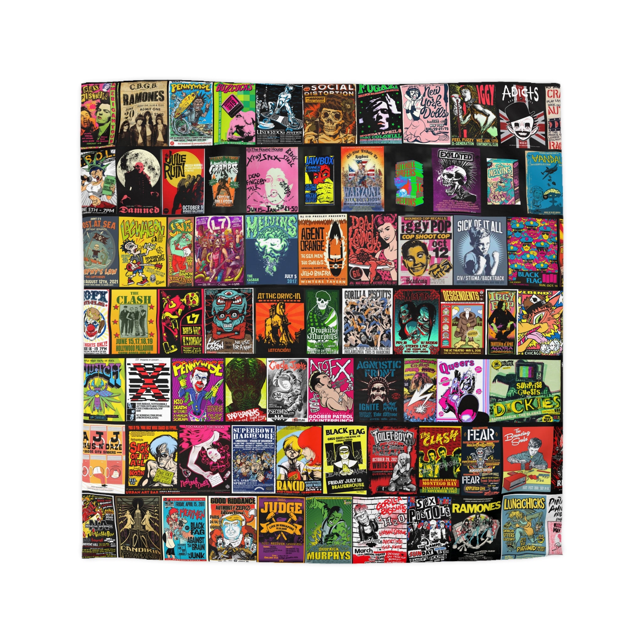 Punk & Hardcore Posters Microfiber Duvet Cover - Etsy