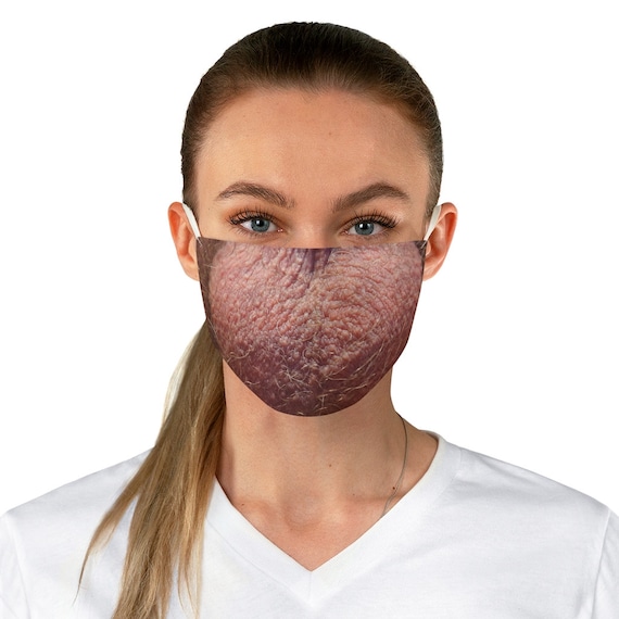 Hairy Nut Sack Fabric Face Mask Etsy
