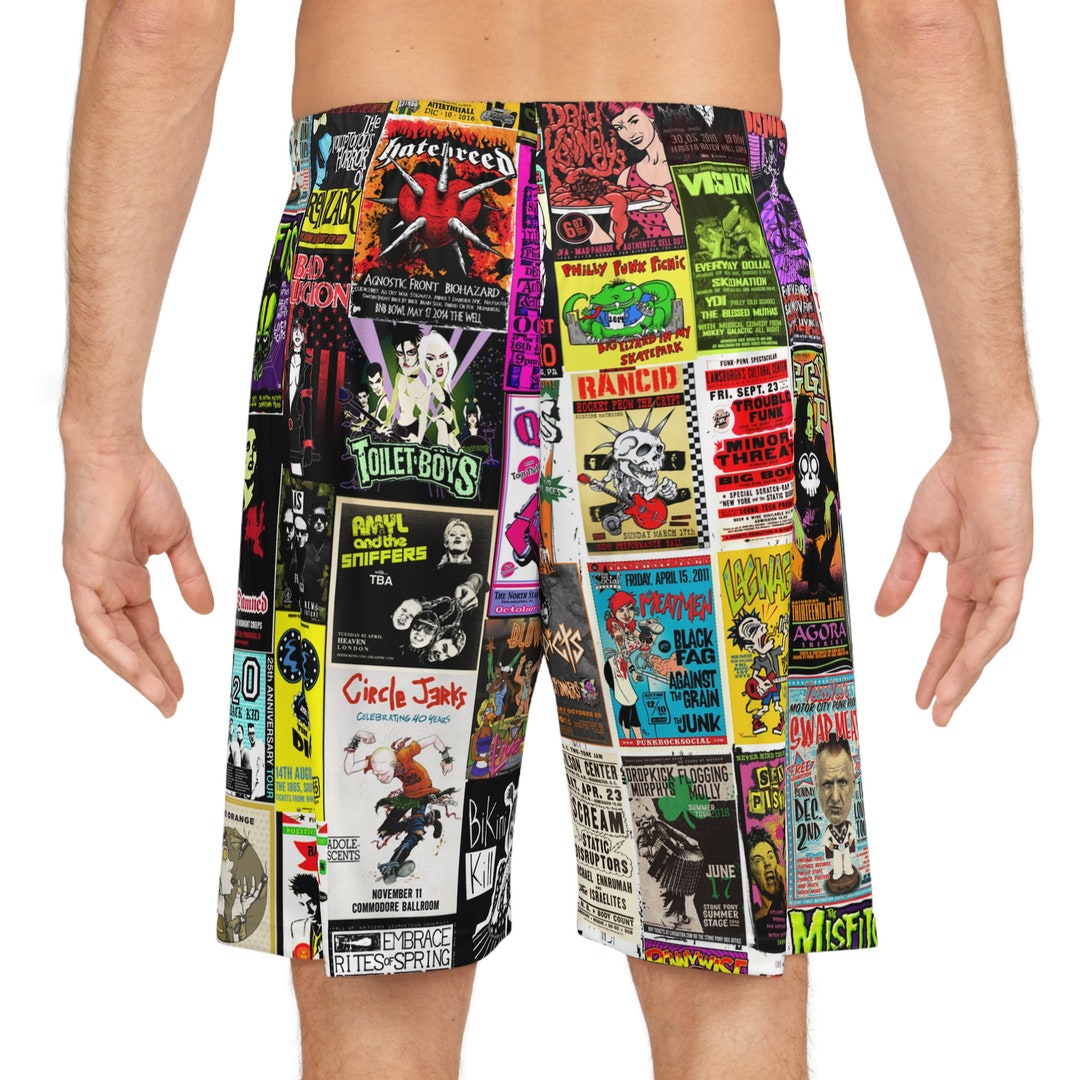 Punk Metal Hardcore Basketball Shorts - Etsy