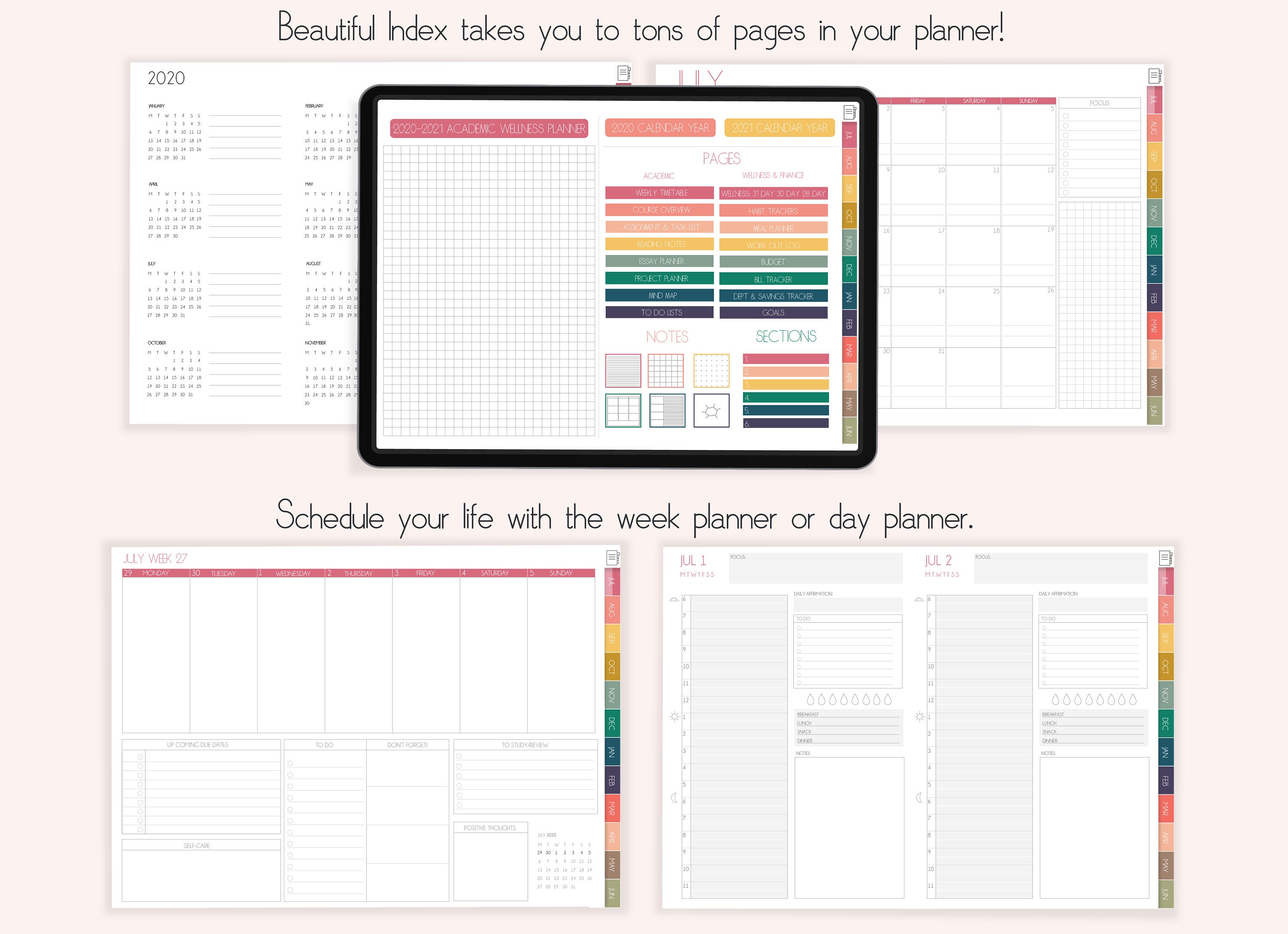 Free digital planner goodnotes 2020 2021 - neoroden