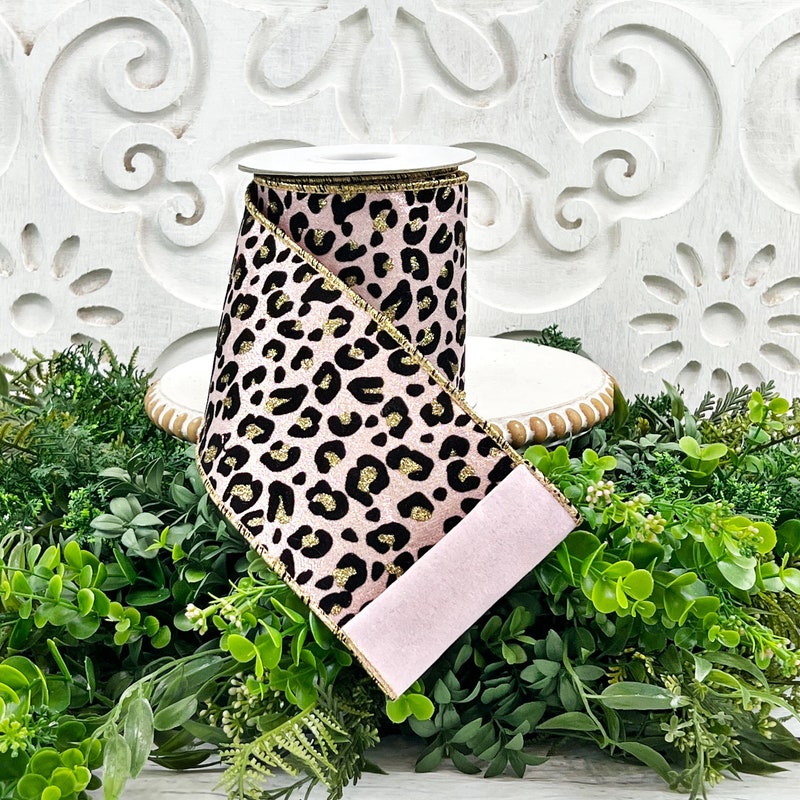 Leopard Ribbon - Etsy