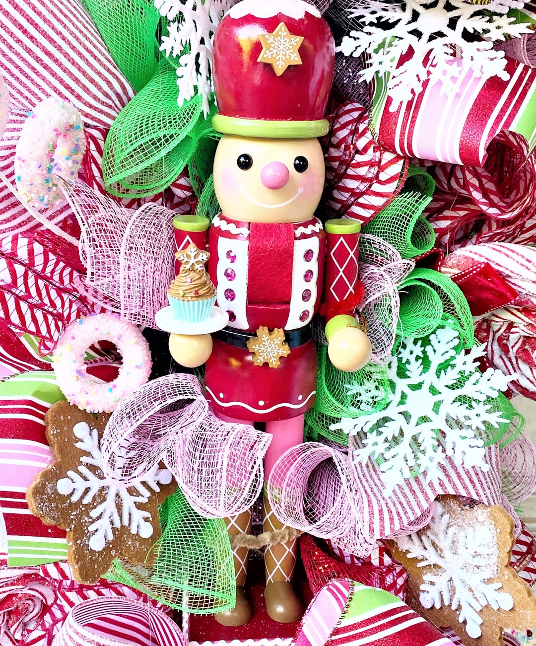 Nutcracker Swag Christmas Nutcracker Swag Christmas Wreath - Etsy