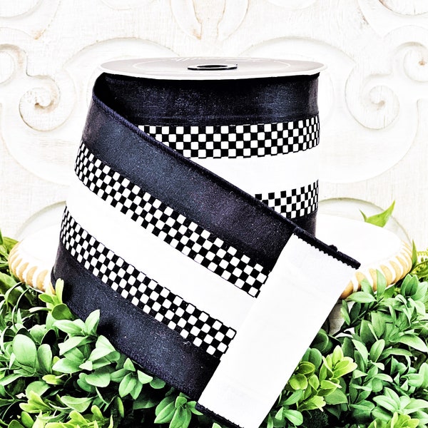 Checkered Ribbon - Etsy