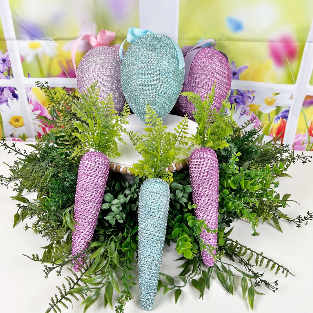 Luxury Jeweled Easter Carrot – Sparkling Crystal Carrot – Glam Spring ...