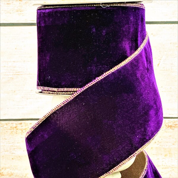 Royal Purple Velvet Fabric - Etsy