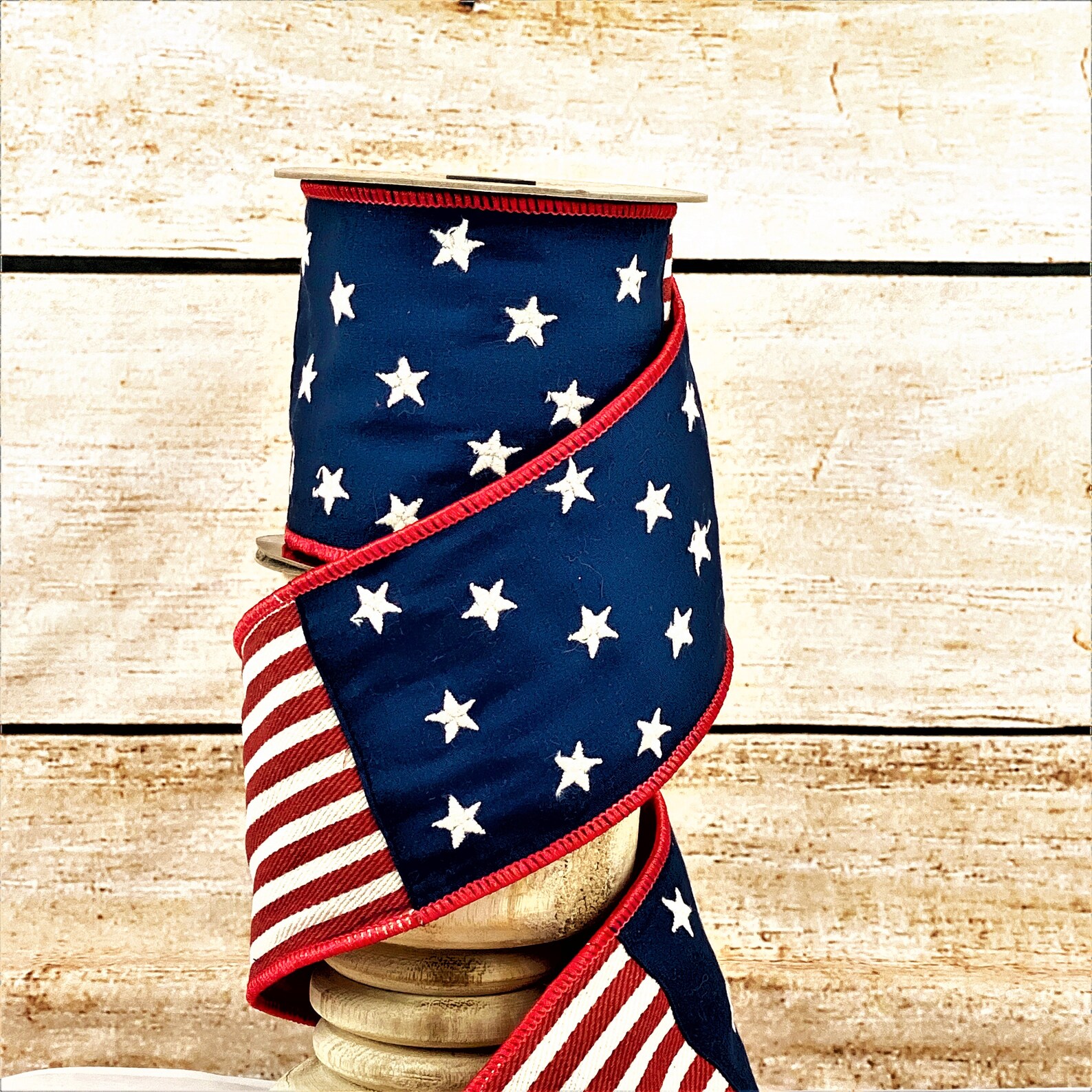 Patriotic Ribbon Stars and Stripes Ribbon Red White and Blue | Etsy