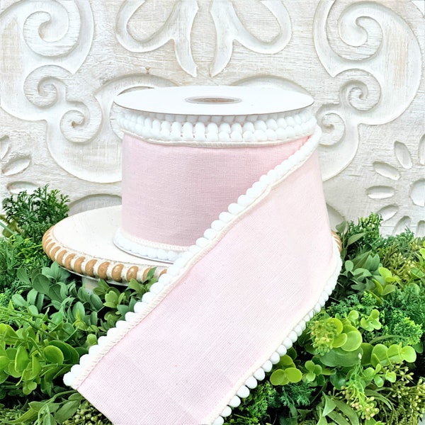 Pink Wired Ribbon - Etsy