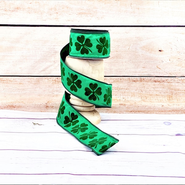 Shamrock Ribbon - Etsy
