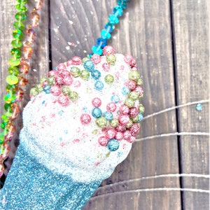 Ice Cream Cone Spray, Sweet Treats Spray, Sequined Treat Spray ...