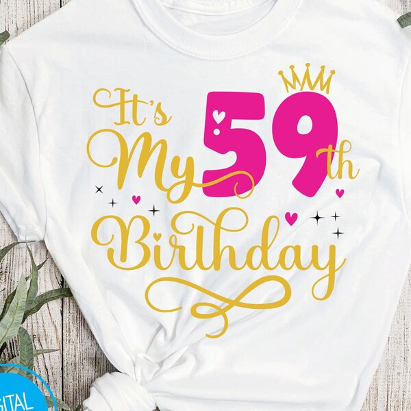 59 59th birthday svg - Etsy Österreich