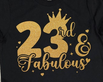 23rd Birthday Svg | Etsy