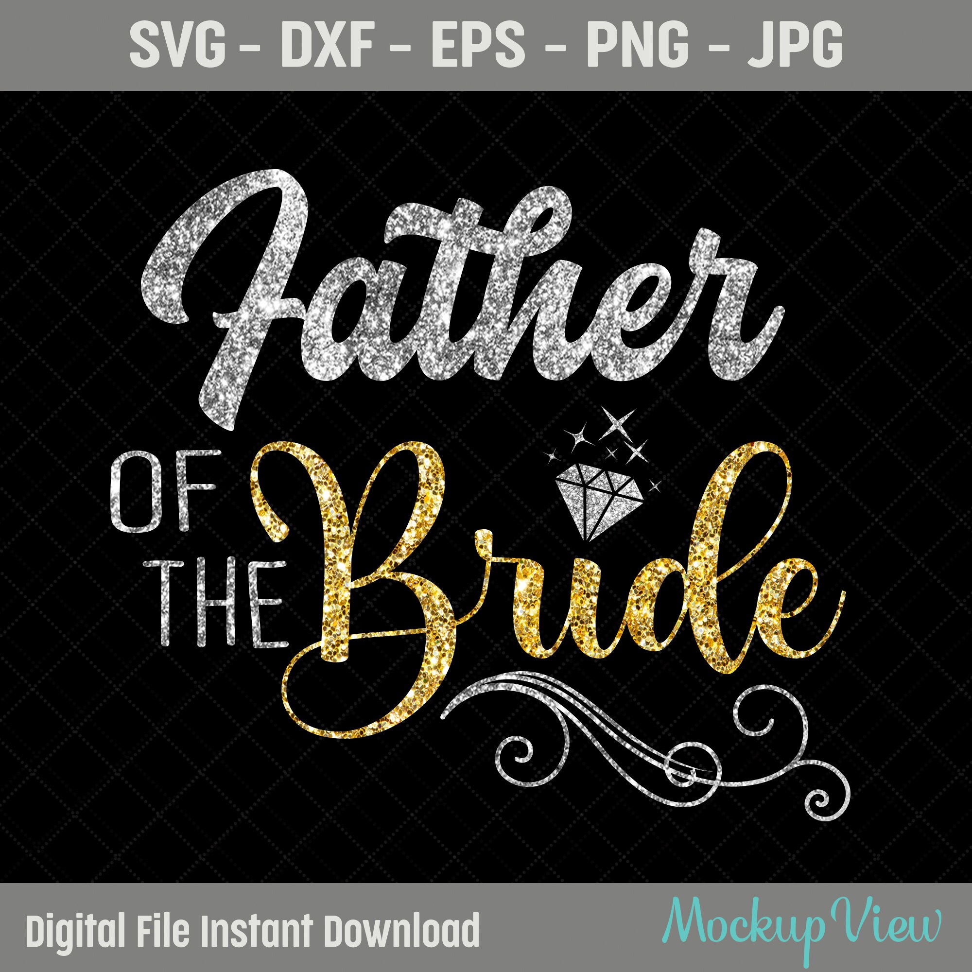 Father of the Bride Svg Bride Dad Svg Wedding Cut File Bride | Etsy ...