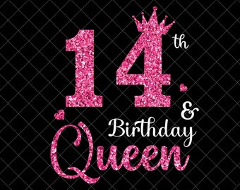 14th Birthday Svg | Etsy