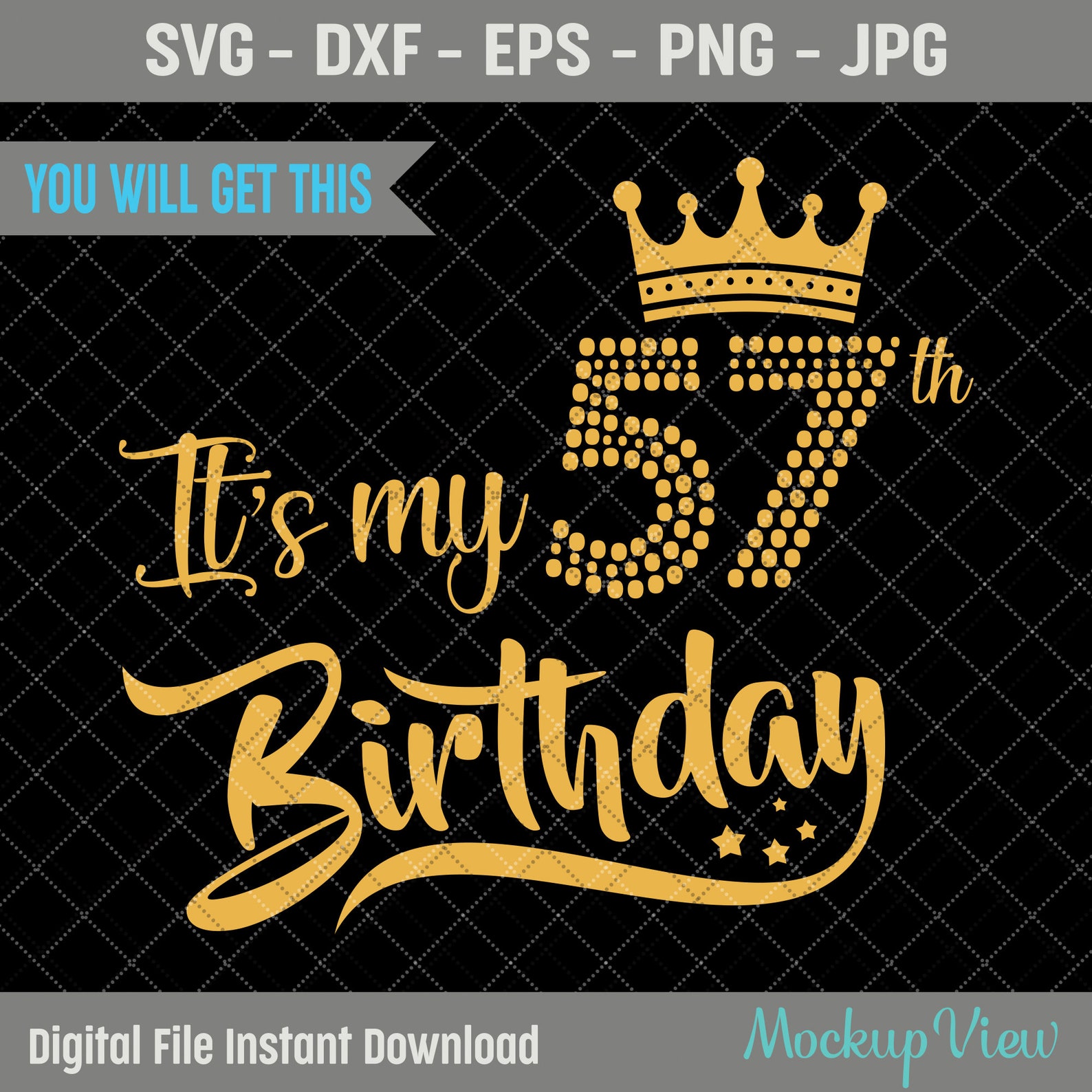My 57th Birthday SVG 57 Birthday Girl Svg It's My 57th | Etsy