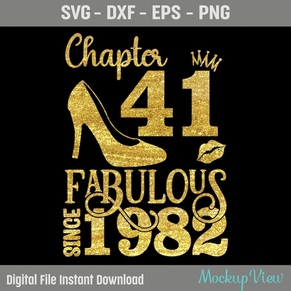 Chapter 41 Fabulous Since Svg - Etsy UK