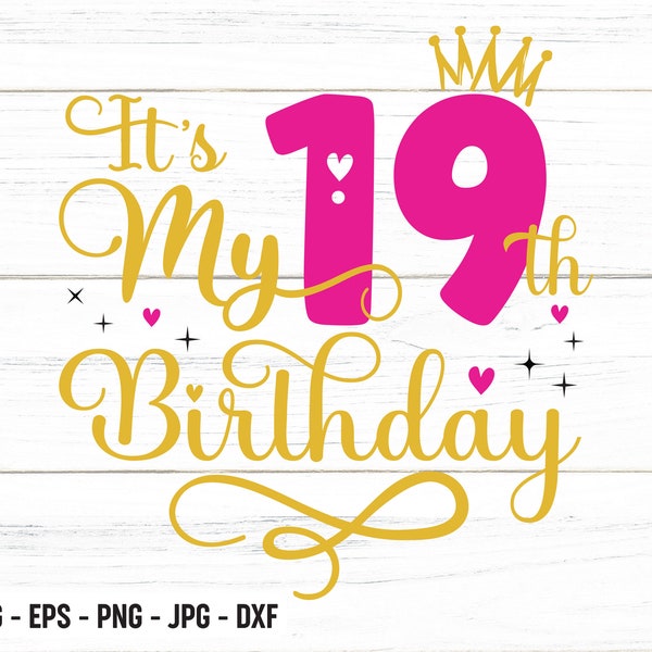 19th Birthday Gift - Etsy