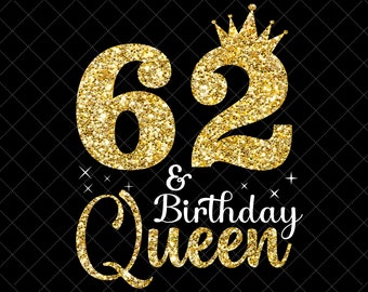 62nd Birthday Svg | Etsy