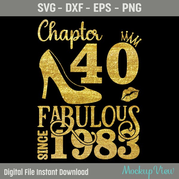 40 and Fabulous Since 1983 - Etsy