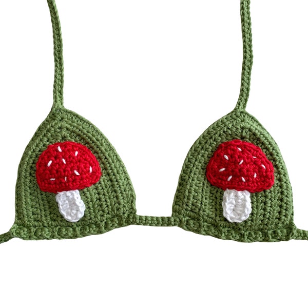 70s Crochet Bikini - Etsy