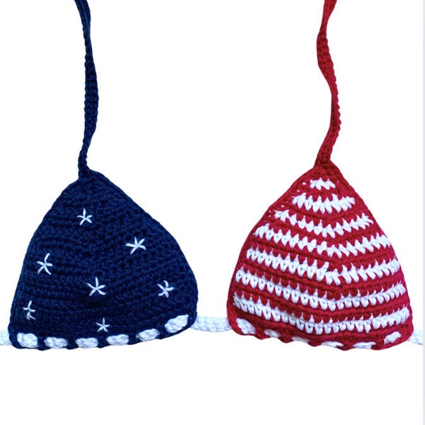 American Flag Bikini - Etsy