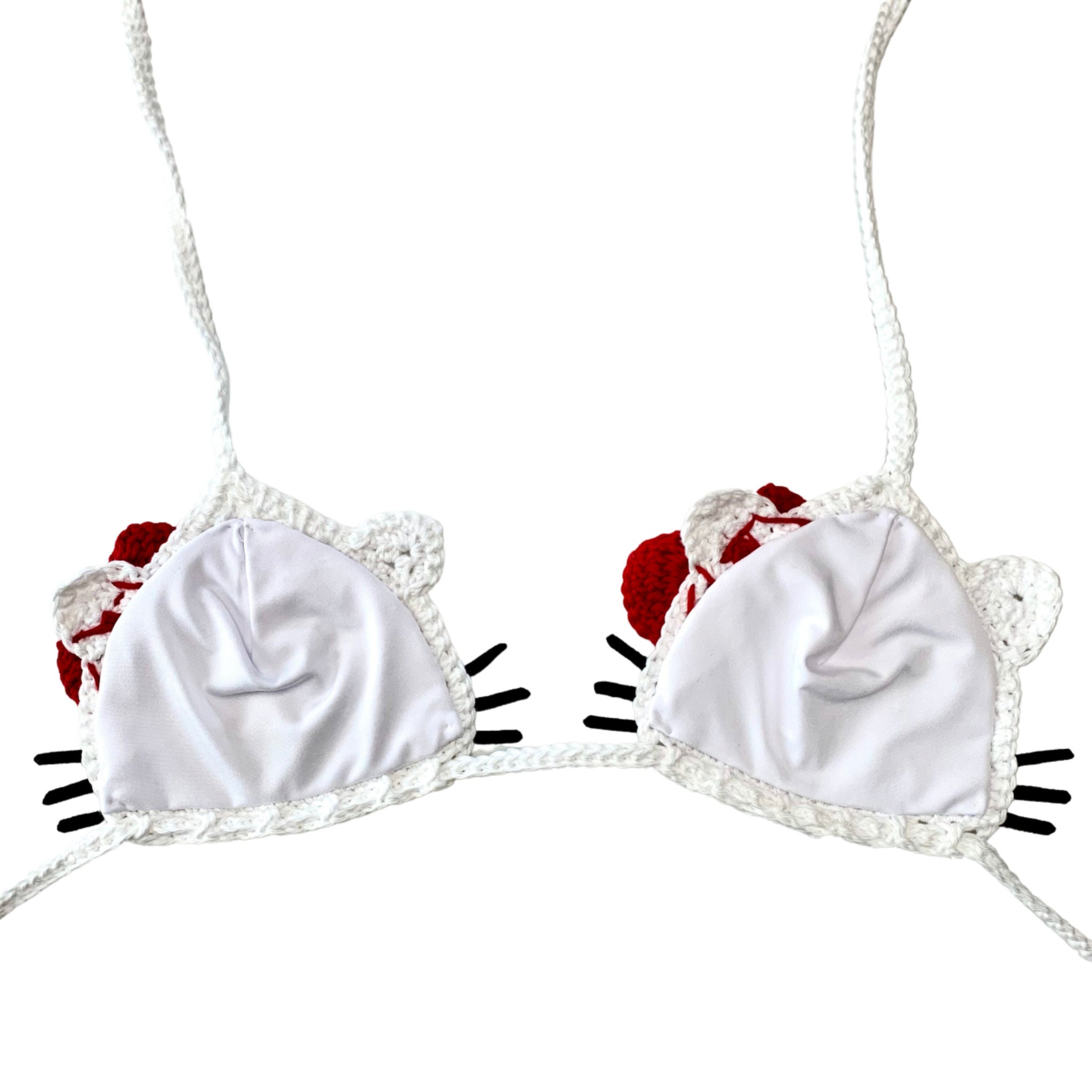 Hello Kitty Crochet Bikini-style Top - Etsy