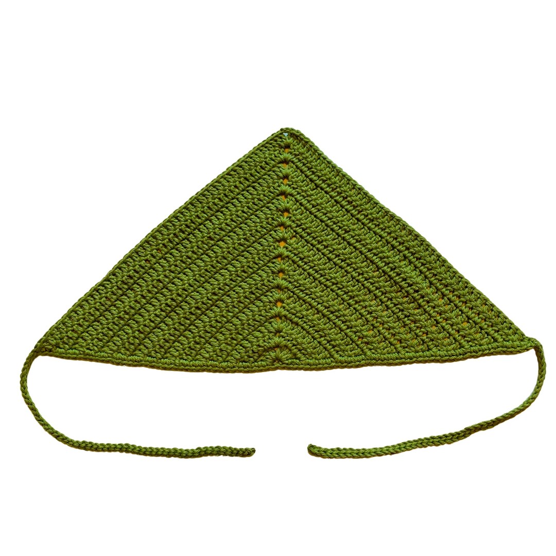 Single Color Crochet Bandana - Etsy