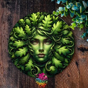 Green Woman - Etsy