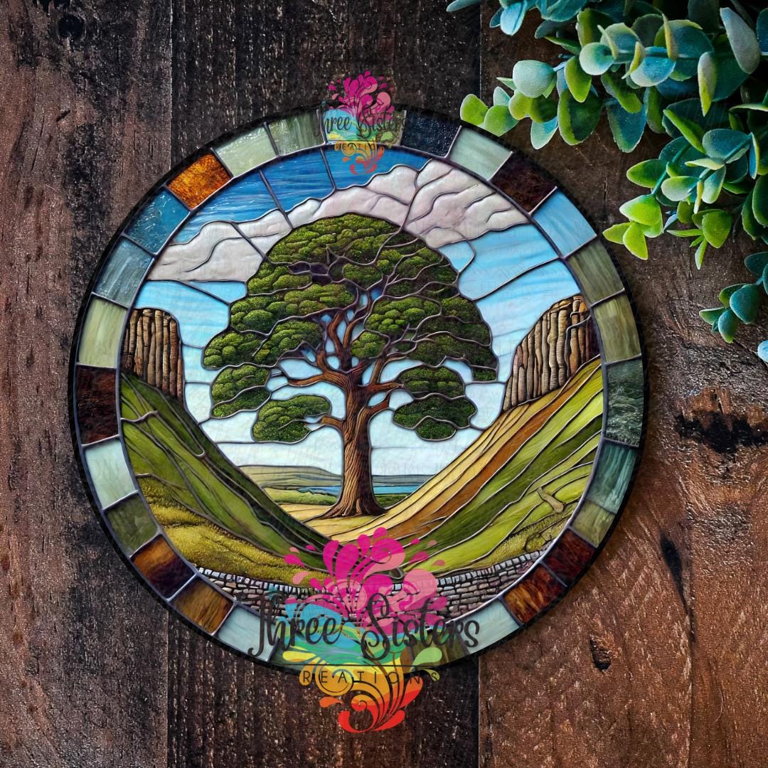 Sycamore Gap Tree Sign, Iconic Landmark Garden Decoration, Metal Wall ...