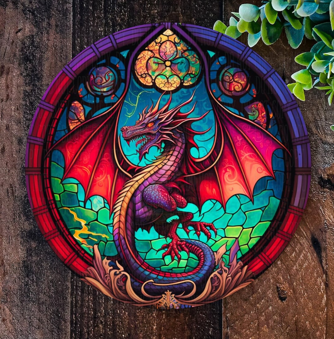Dragon Sign , Halloween Sign, Red Dragon, Halloween Decorations, Door ...
