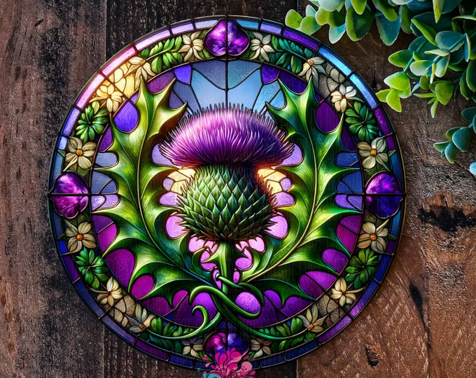 5x8 Thistle Ceramic Tile - Etsy