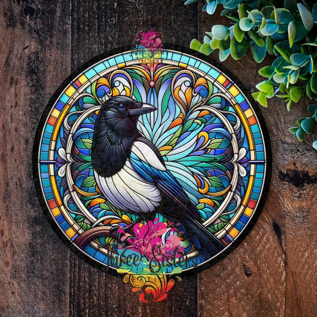 Magpie Sign Gifts for Birds and Nature Lovers Outdoor Magpie Decoration ...