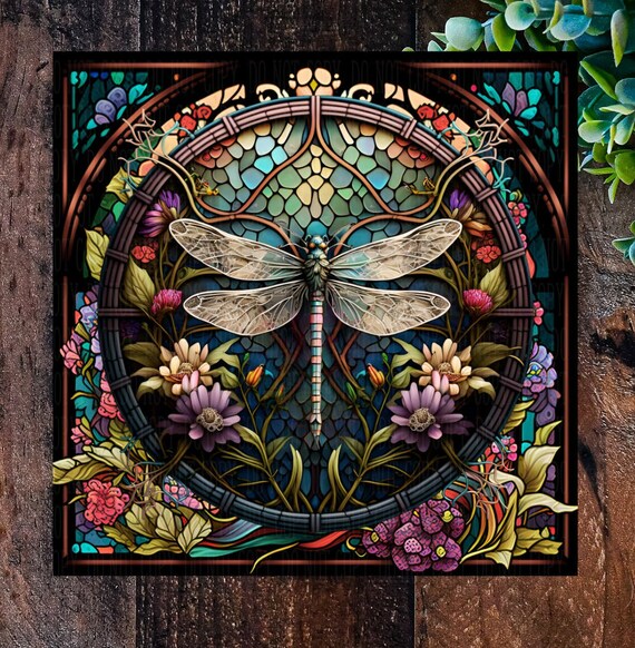Dragonfly Art Nouveau