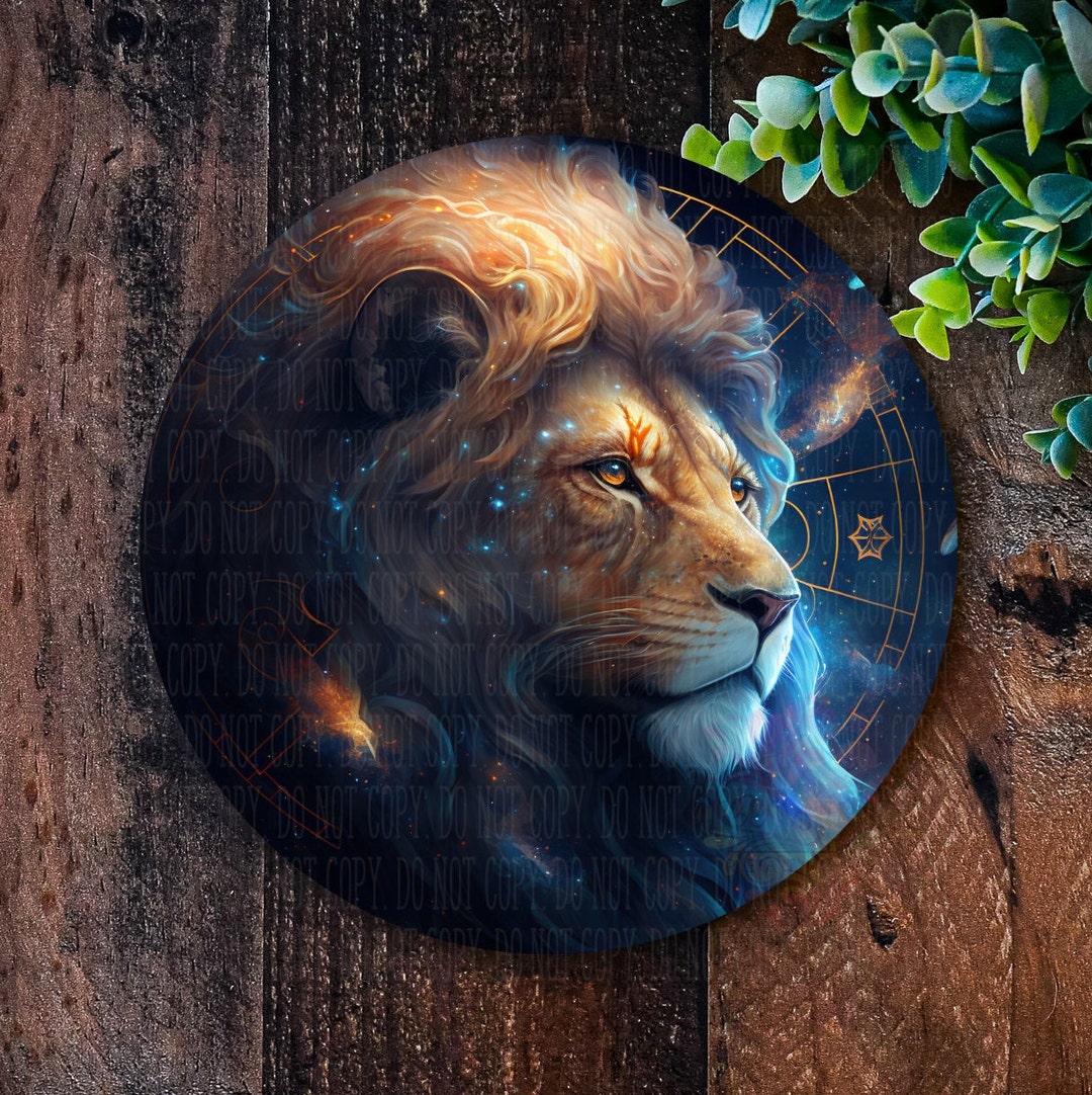 Leo Sign Wreath Sign Zodiac Sign Gifts Leo Gift Metal - Etsy