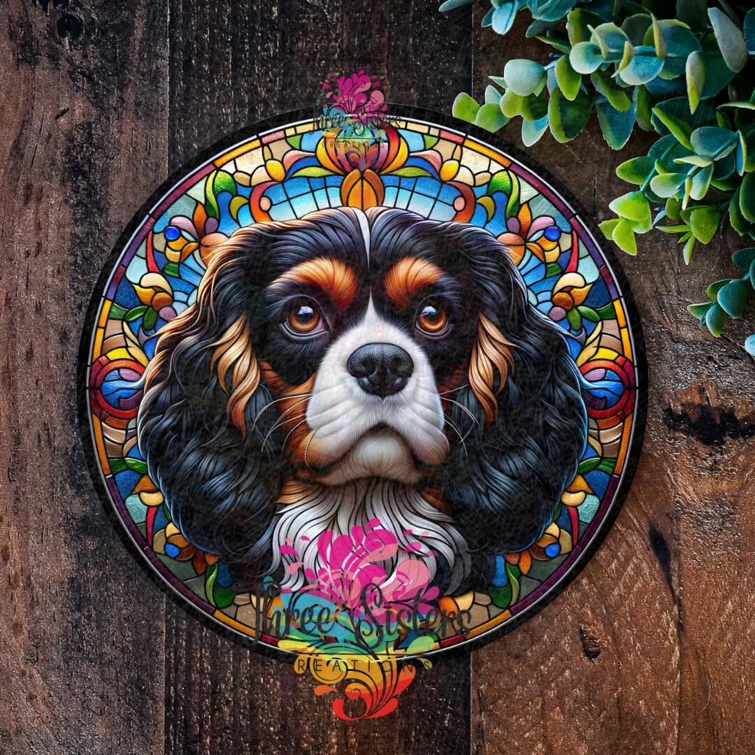 Cavalier King Charles Spaniel Metal Sign: Dog Memorial Plaque - Etsy