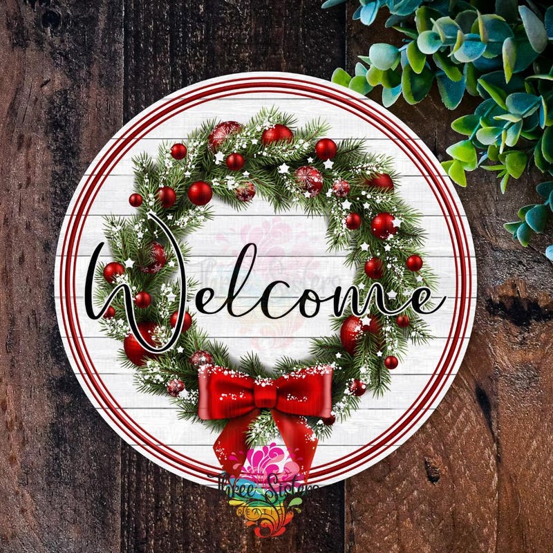 Metal Wreath Signs - Etsy