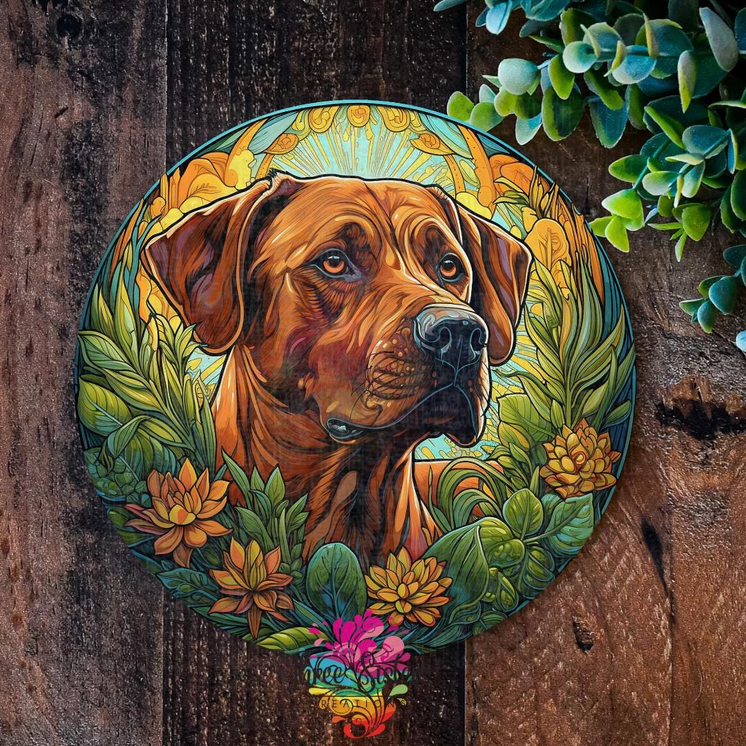 Rhodesian Ridgeback Sign, Dog Gifts, Metal Dog Sign, Pet Memorial ...