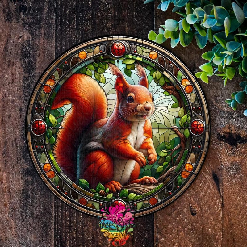Glass Squirrel - Etsy