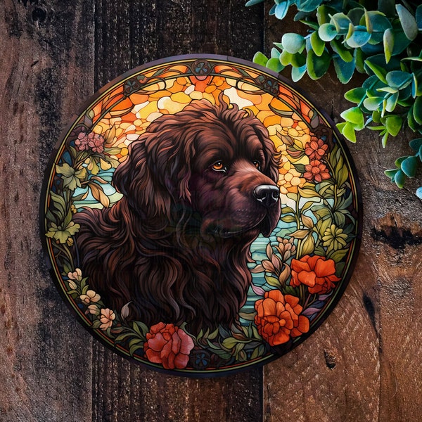 Metal Newfoundland Dog Memorial Sign - Etsy