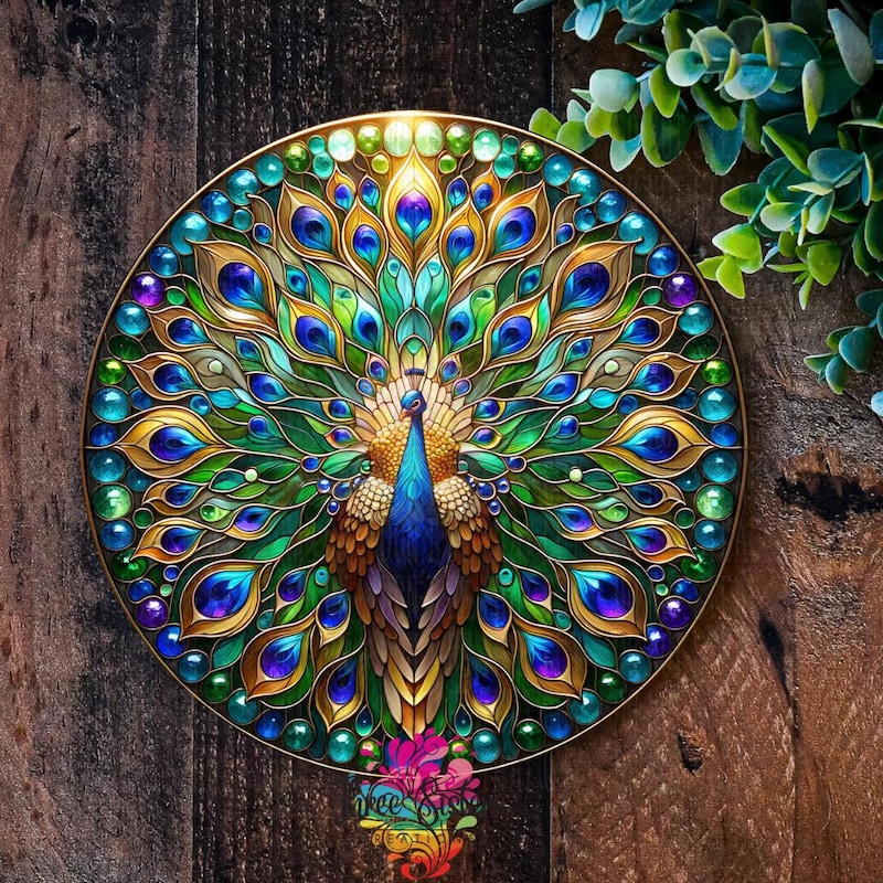 Peacock Welcome Sign - Etsy