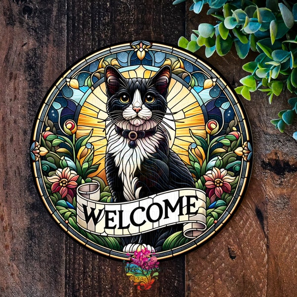 Cat Welcome Sign - Etsy