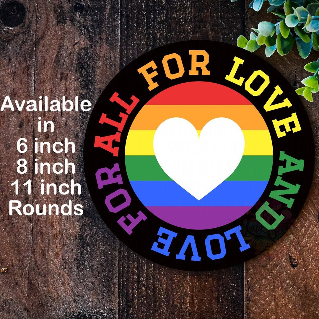 Pride Sign , Pride Wreath Sign, Pride Month Sign, Pride Wreath, Love ...