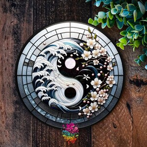 Yin Yang Metal Sign Perfect Zen and Feng Shui Décor, Unique Gift Idea ...