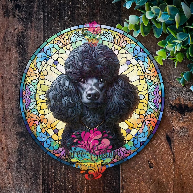 Black Poodle Signs - Etsy UK